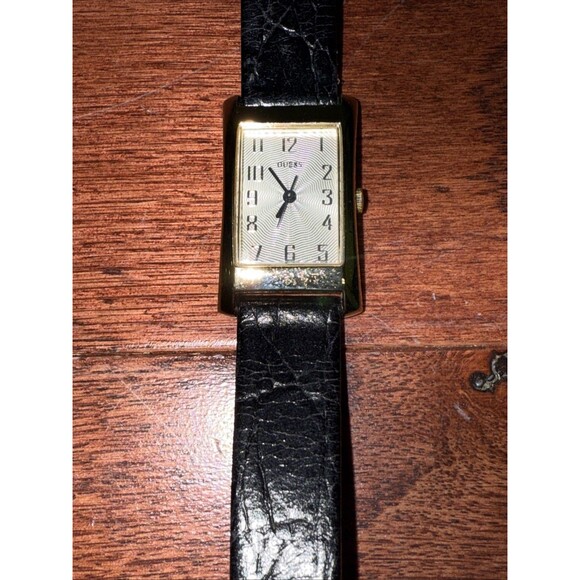 Guess | Accessories | Guess Tank Watch Women 2mm G50322l Gold Tone Dial ...